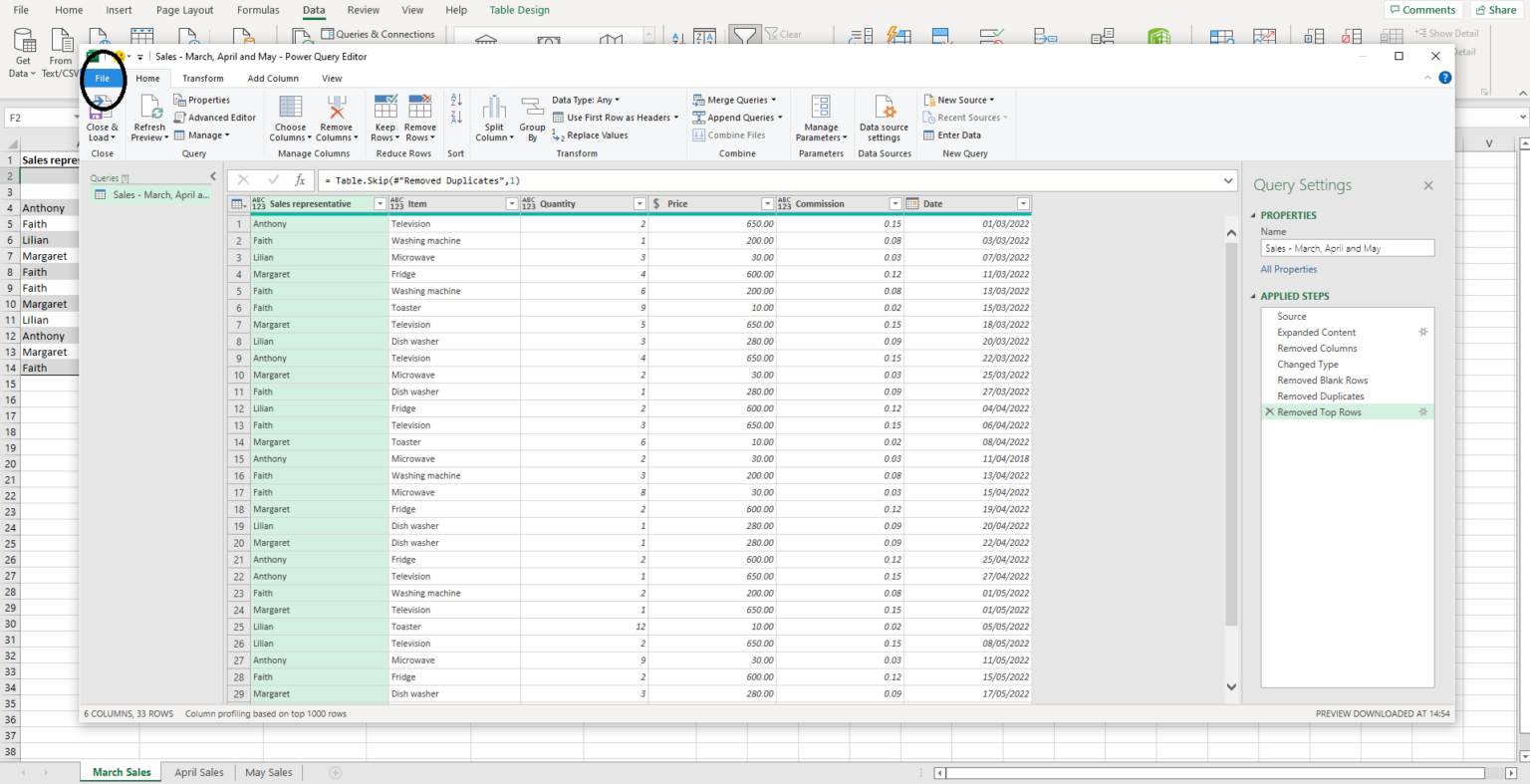 How to consolidate data from multiple excel sheets using Power Query ...