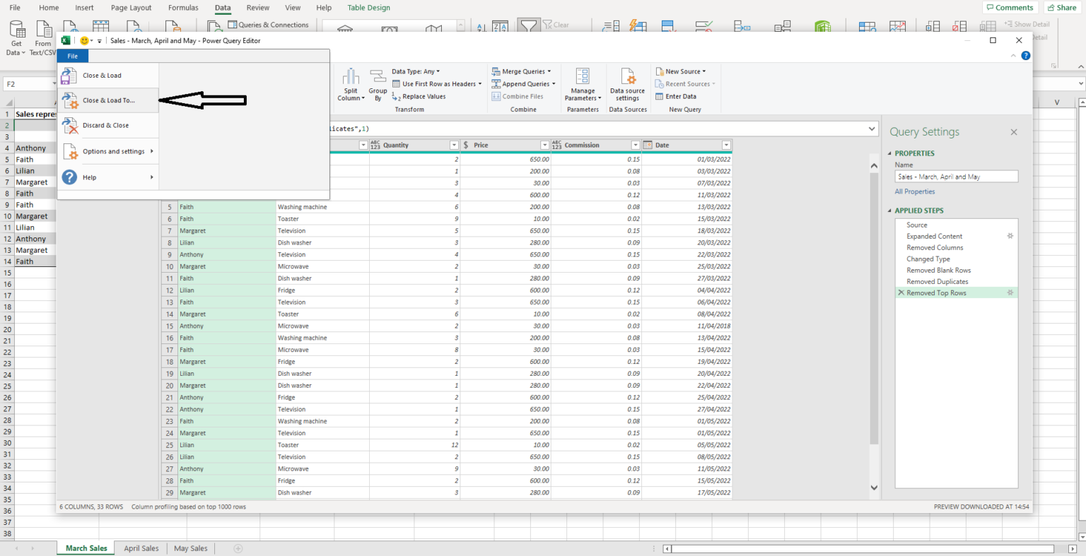 How To Consolidate Data From Multiple Excel Sheets Using Power Query