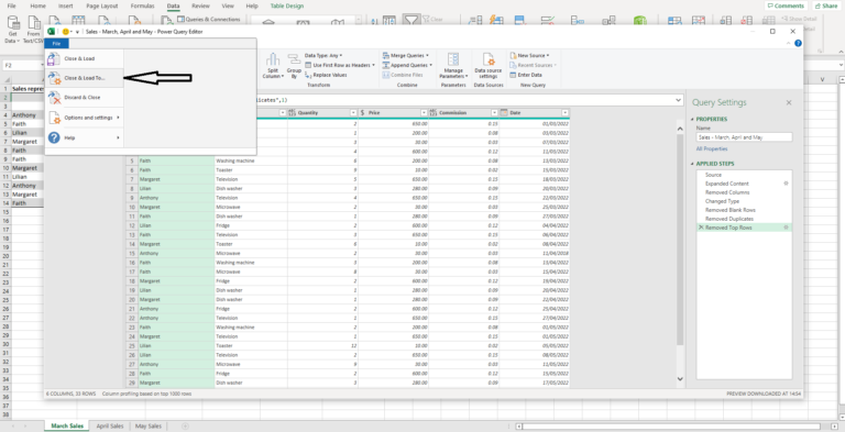 How To Consolidate Data From Multiple Excel Sheets Using Power Query Business Intelligence By