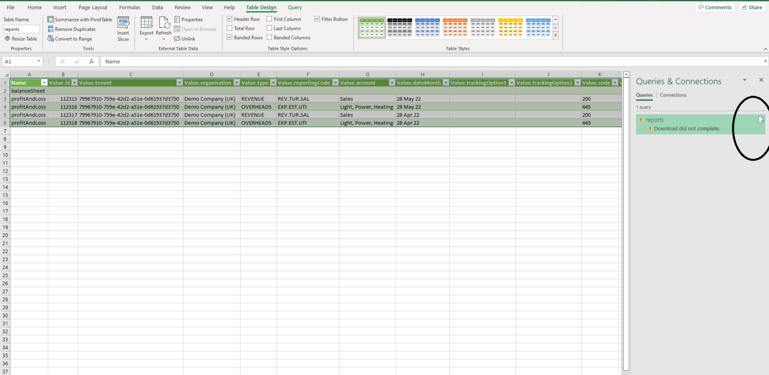 What to do when I get an error 'Exception of Type 'microsoft.mashup.engine.interface ...