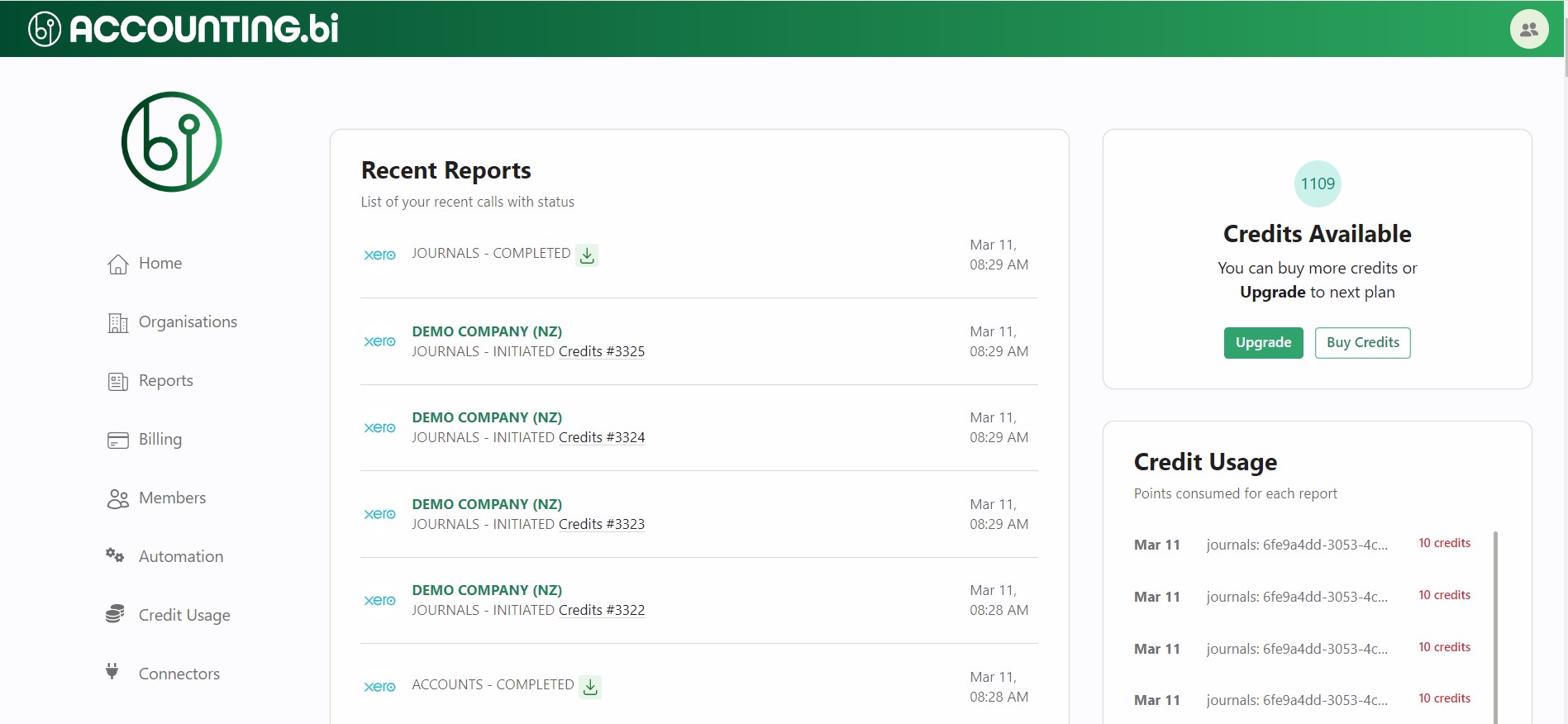 How to connect your Xero account(s) to AccountingBi - Business ...